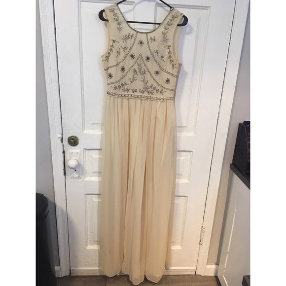 ASOS | Dresses | Flowy Maxi Embroidery Beads Asos Dress | Poshmark